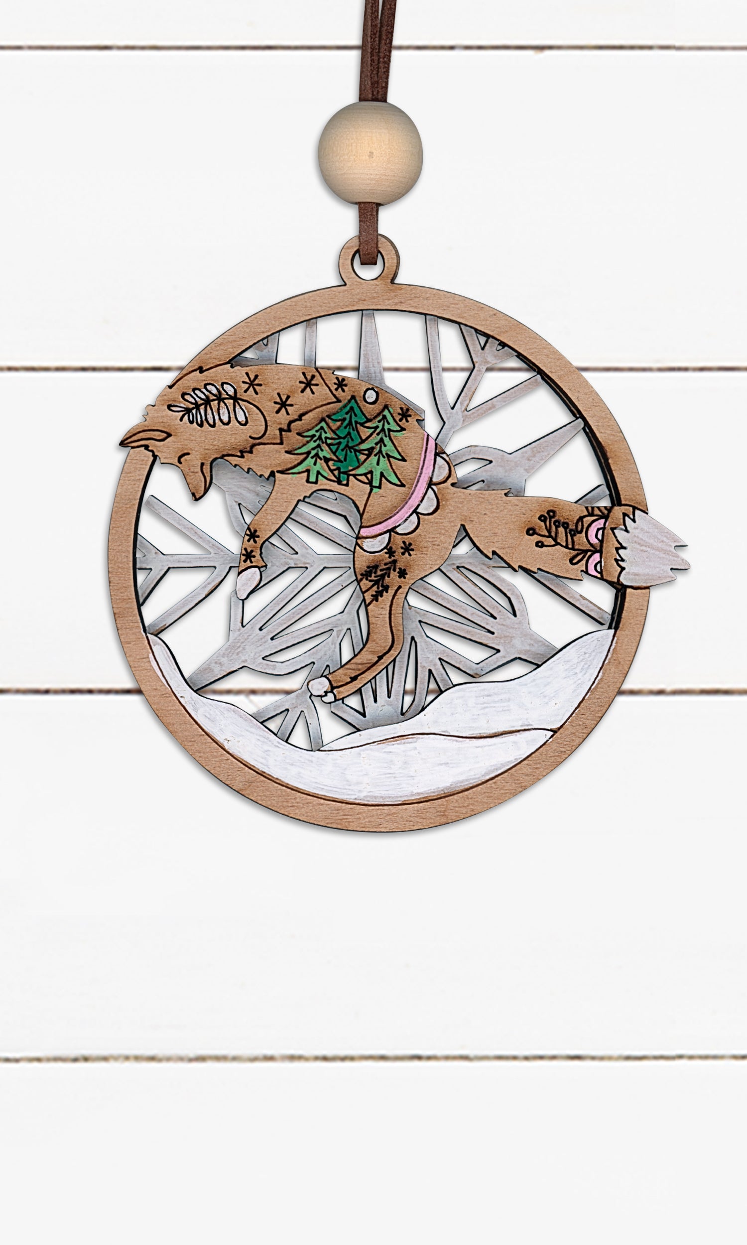 Hopping Fox - Ornament – Tiny House Vintage and Art