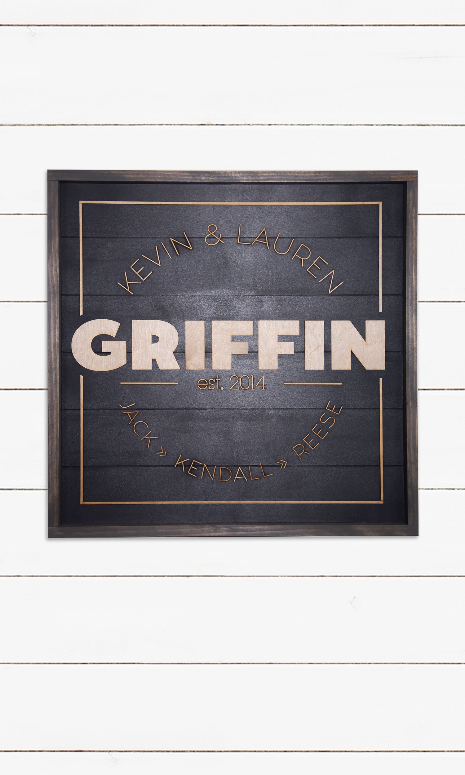 The Modern - Family Name Sign – Tiny House Vintage and Art